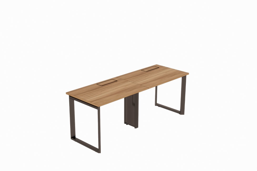 Mesa plataforma de trabalho lateral 2 lugares Level | Funcional ...