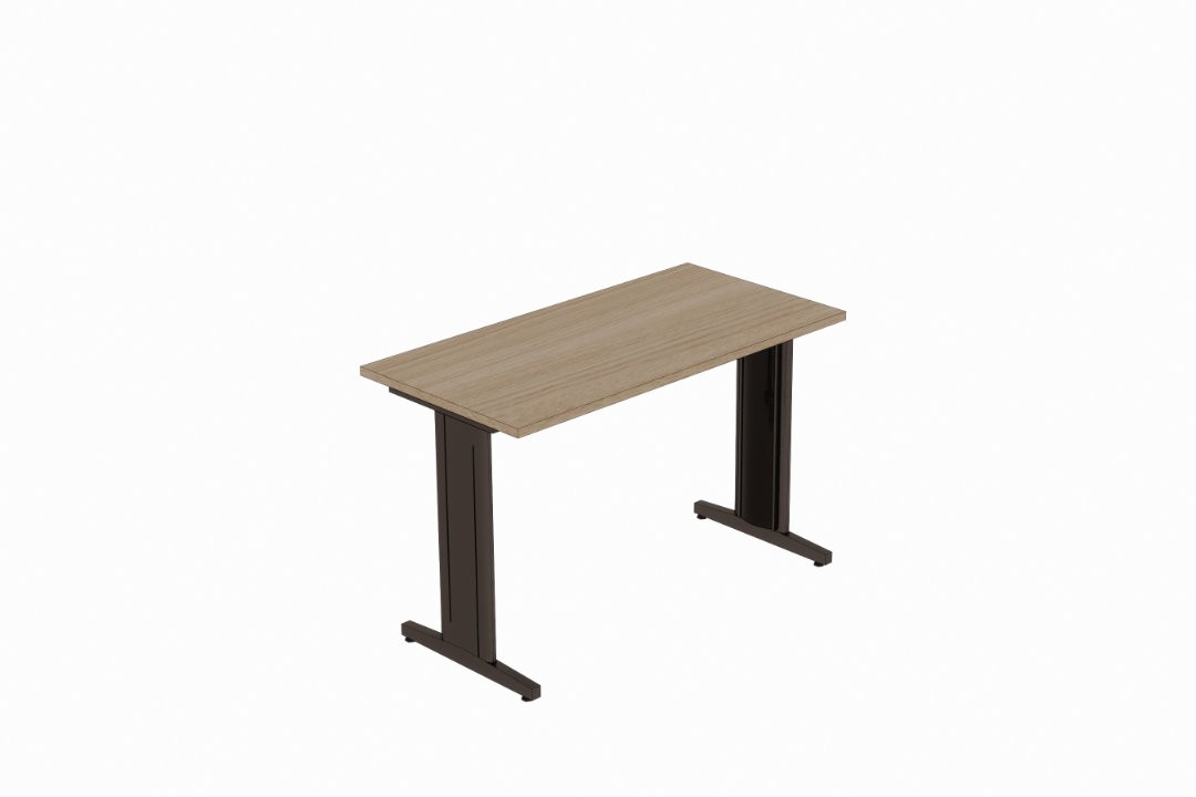 Mesa de trabalho de escritório retangular pé metálico Versatile ...