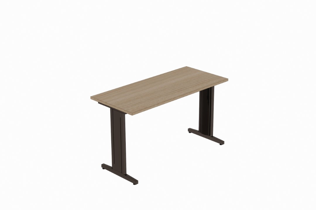 Mesa de trabalho de escritório retangular pé metálico Versatile ...