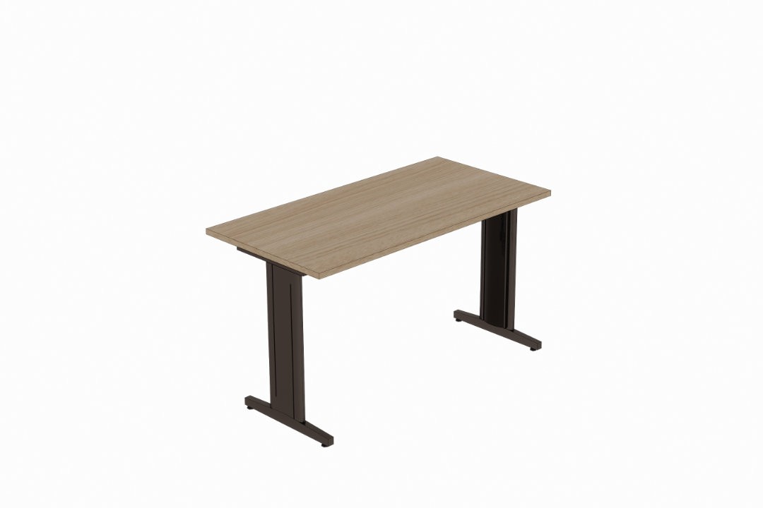 Mesa de trabalho de escritório retangular pé metálico Versatile ...