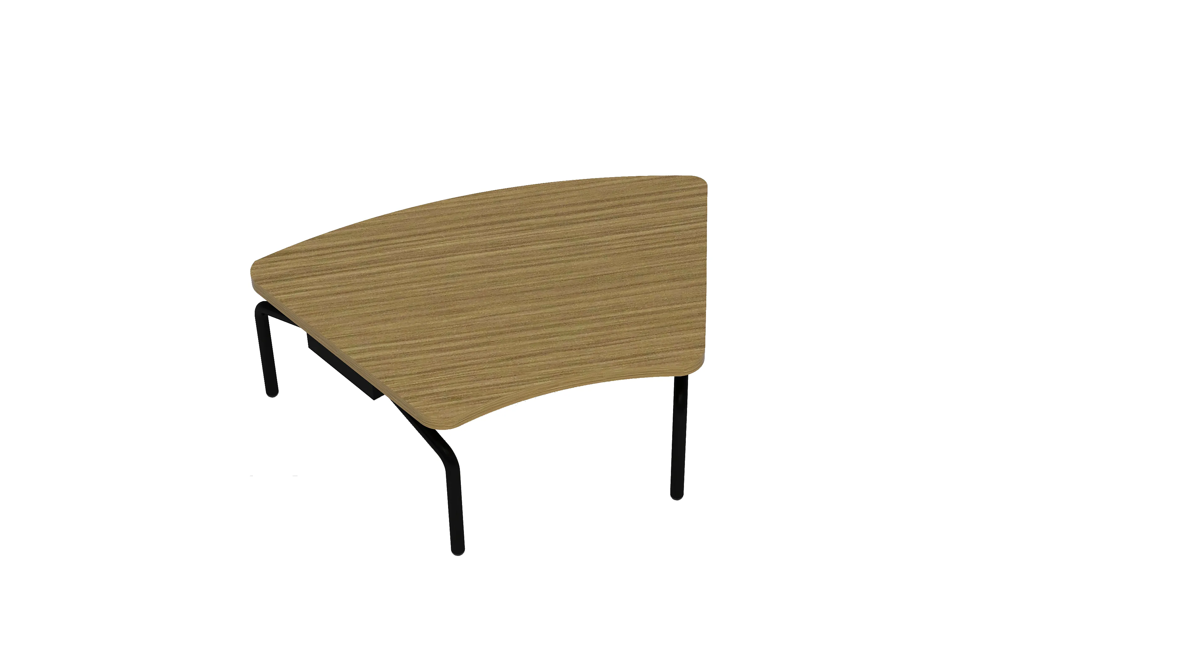 Módulo Mesa Curvo 45° Côncavo Space | Funcional Mobiliário Corporativo